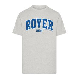 F4NT4STIC T-Shirt 'British Motor Heritage Rover Car 1904 College' Herren Gr&ouml;&szlig;e XXL royalblau / graumeliert
