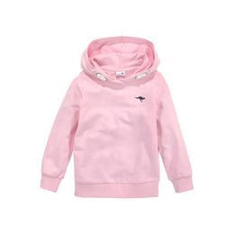 Kangaroos Sweatshirt M&auml;dchen Gr&ouml;&szlig;e 128/134 rosa / schwarz / wei&szlig;