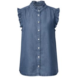Street One Studio Bluse Damen Gr&ouml;&szlig;e XS blau
