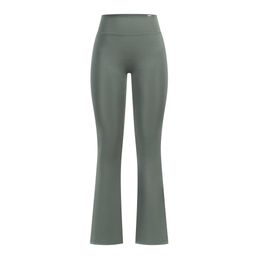 Smilodox Loreen Schlaghose Leggings Flared Seamless Damen Gr&ouml;&szlig;e L pastellgr&uuml;n