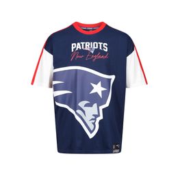 Recovered T-Shirt 'NFL Patriots New England Cut and Sew Oversized' Damen Gr&ouml;&szlig;e XXL dunkelblau