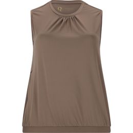 Q By Endurance Sporttop 'Nella' Damen Gr&ouml;&szlig;e XXL beige