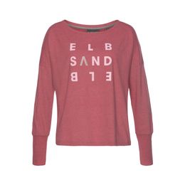 ELBSAND Shirt Damen Gr&ouml;&szlig;e M hellgrau / rosa / altrosa