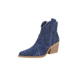 Ital-Design Stiefelette Damen Gr&ouml;&szlig;e 36 blue denim Winterschuhe