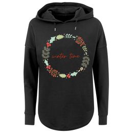 F4NT4STIC Sweatshirt 'Winter Time' Damen Gr&ouml;&szlig;e L gr&uuml;n / schwarz