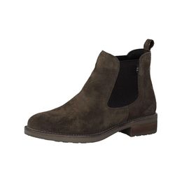 s.Oliver Chelsea Boots Damen Gr&ouml;&szlig;e 39 oliv / schwarz Winterschuhe