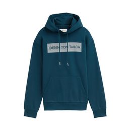 Tom Tailor Denim Sweatshirt Herren Gr&ouml;&szlig;e M petrol / wei&szlig;