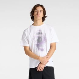 New Balance T-Shirt 'Vortex Performance' Herren Gr&ouml;&szlig;e XS stone / flieder / wei&szlig;