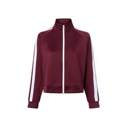 Noisy may Sweatjacke 'Jenna' Damen Gr&ouml;&szlig;e L bordeaux / wei&szlig;