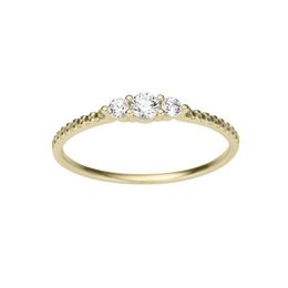 Firetti Ring Damen Gr&ouml;&szlig;e 50/51 gold / silber / wei&szlig;