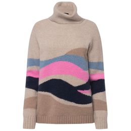 Lauras&oslash;n Pullover Damen Gr&ouml;&szlig;e M beige / chamois / blau / pink / schwarz