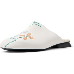 Camper Slipper 'Casi Myra Twins' Damen Gr&ouml;&szlig;e 41 blau / gr&uuml;n / orange / wei&szlig;