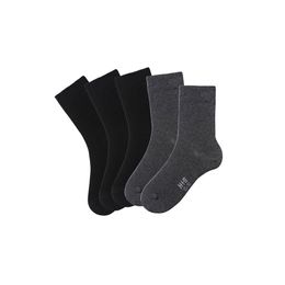 H.I.S. H.I.S Socken Damen Gr&ouml;&szlig;e 35/38 hellgrau / dunkelgrau / schwarz