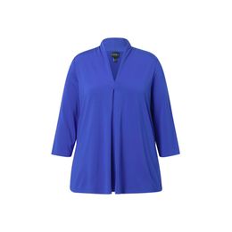 Ulla Popken Bluse Damen Gr&ouml;&szlig;e XXXL/4XL blau