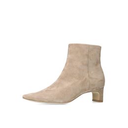 Manfield Ankle Boots Damen Gr&ouml;&szlig;e 38 beige Winterschuhe