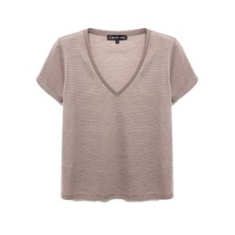 No Matter What T-Shirt Damen Gr&ouml;&szlig;e XS dunkelbeige