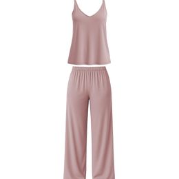 Vivisence Pyjama '2046' Damen Gr&ouml;&szlig;e XL hellpink Winterkleid