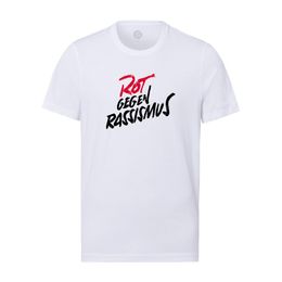 FC Bayern M&uuml;nchen Fc Bayern M&uuml;nchen T-Shirt 'Rot Gegen Rassismus' Herren Gr&ouml;&szlig;e L rot / schwarz / wei&szlig;
