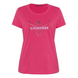 Chiemsee T-Shirt ' mit Logo und Jumper ' Damen Gr&ouml;&szlig;e XL pink