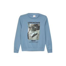 s.Oliver Sweatshirt Jungen Gr&ouml;&szlig;e 152/158 blau / grau / gr&uuml;n / schwarz / wei&szlig;