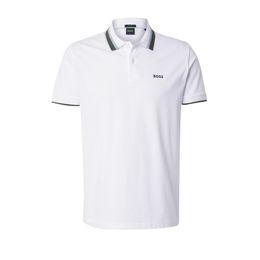 BOSS Poloshirt 'Paddy Heritage' Herren Gr&ouml;&szlig;e XXXL rauchblau / dunkelgr&uuml;n / wei&szlig;