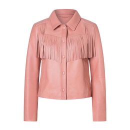 Werner Christ Lederjacke 'Melissa' Damen Gr&ouml;&szlig;e XL pink