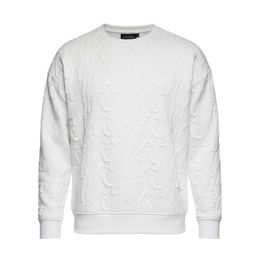 Ombre Sweatshirt 'B1712' Herren Gr&ouml;&szlig;e S wei&szlig;