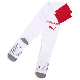 Puma Sportsocken 'FC Red Bull Salzburg 25/26' Herren Gr&ouml;&szlig;e 39/42 graumeliert / rot / wei&szlig;