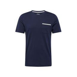 s.Oliver T-Shirt Herren Gr&ouml;&szlig;e XXXL marine / hellblau / wei&szlig;