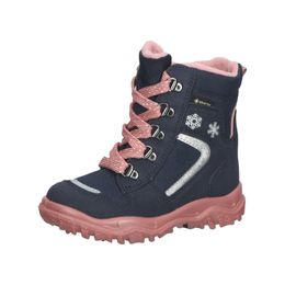 Superfit Snowboots 'Husky' M&auml;dchen Gr&ouml;&szlig;e 24 nachtblau / altrosa / silber