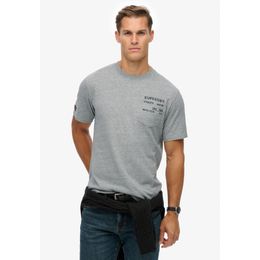 Superdry & Co T-Shirt Herren Gr&ouml;&szlig;e XXL anthrazit / basaltgrau