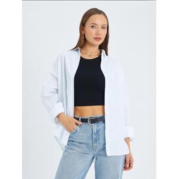Mixray Bluse Damen Gr&ouml;&szlig;e S wei&szlig;
