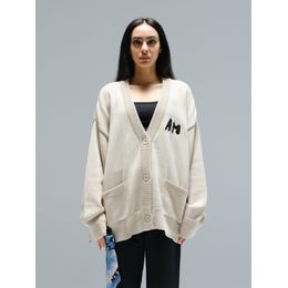 Alessandro Magno Strickjacke 'FASHION' Damen Gr&ouml;&szlig;e M beige