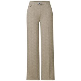 Street One Studio Hose Damen Gr&ouml;&szlig;e 44 beige / schwarz