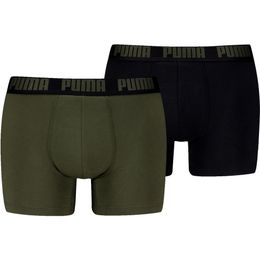 Puma Trunks Herren Gr&ouml;&szlig;e M oliv / schwarz