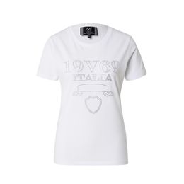 19V69 Italia T-Shirt 'Bella' Damen Gr&ouml;&szlig;e XS transparent / wei&szlig;