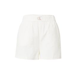 Calvin Klein Jeans Shorts 'Seersucker' Damen Gr&ouml;&szlig;e 44 wei&szlig;