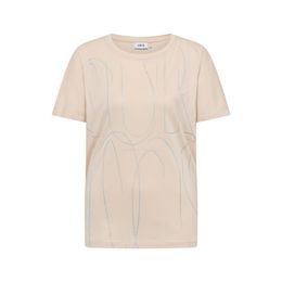 Cecil T-Shirt Damen Gr&ouml;&szlig;e L beige / hellblau