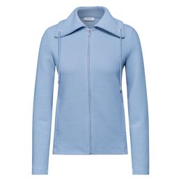 Cecil Two-Tone Ottoman &Uuml;bergangsjacke Damen Gr&ouml;&szlig;e M hellblau