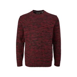 S.oliver Men Big Sizes Pullover Herren Gr&ouml;&szlig;e XXXL rot / schwarz