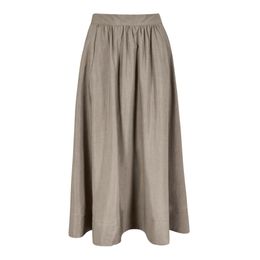 Apricot Soft Woven A-Line Midaxi Skirt ' ' Damen Gr&ouml;&szlig;e 40 grau