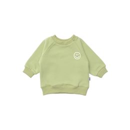 Liliput Sweatshirt 'Smiley' Jungen Gr&ouml;&szlig;e 74/80 kiwi / wei&szlig;
