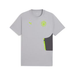 Puma T-Shirt 'Manchester City' Herren Gr&ouml;&szlig;e XXL anthrazit / hellgrau / neongr&uuml;n