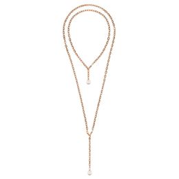 Liebeskind Berlin Kette Damen Gr&ouml;&szlig;e One Size rosegold / perlwei&szlig;
