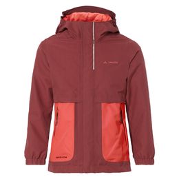 Vaude Funktionsjacke 'KD Campfire' M&auml;dchen Gr&ouml;&szlig;e 146/152 lachs / dunkelrot