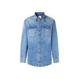 Pepe Jeans Hemd Herren Gr&ouml;&szlig;e XS blue denim