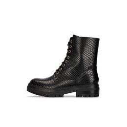 Posh By Poelman Schn&uuml;rstiefelette 'Door' Damen Gr&ouml;&szlig;e 40 schwarz Winterschuhe