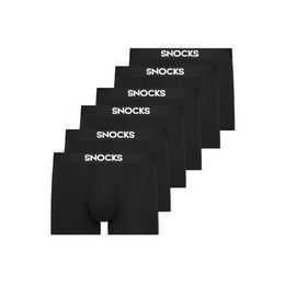 SNOCKS Boxershorts Herren Gr&ouml;&szlig;e M schwarz