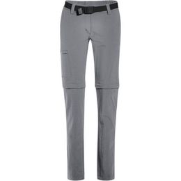 Maier Sports Hose ' Inara Slim Zip Hose ' Damen Gr&ouml;&szlig;e XXXL grau