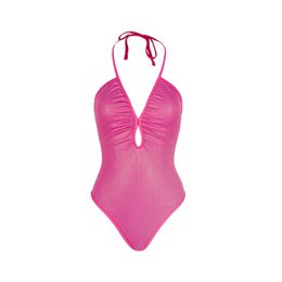 Cupshe Badeanzug 'Black-CAA12E4M077AA/Pink-CAA12E4M077JJ' Damen Gr&ouml;&szlig;e L pink